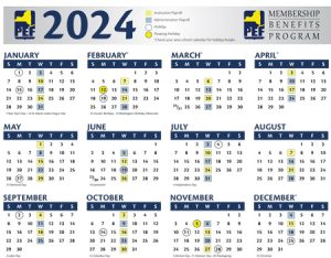 2024 PEF Calendar - PEF Communicator